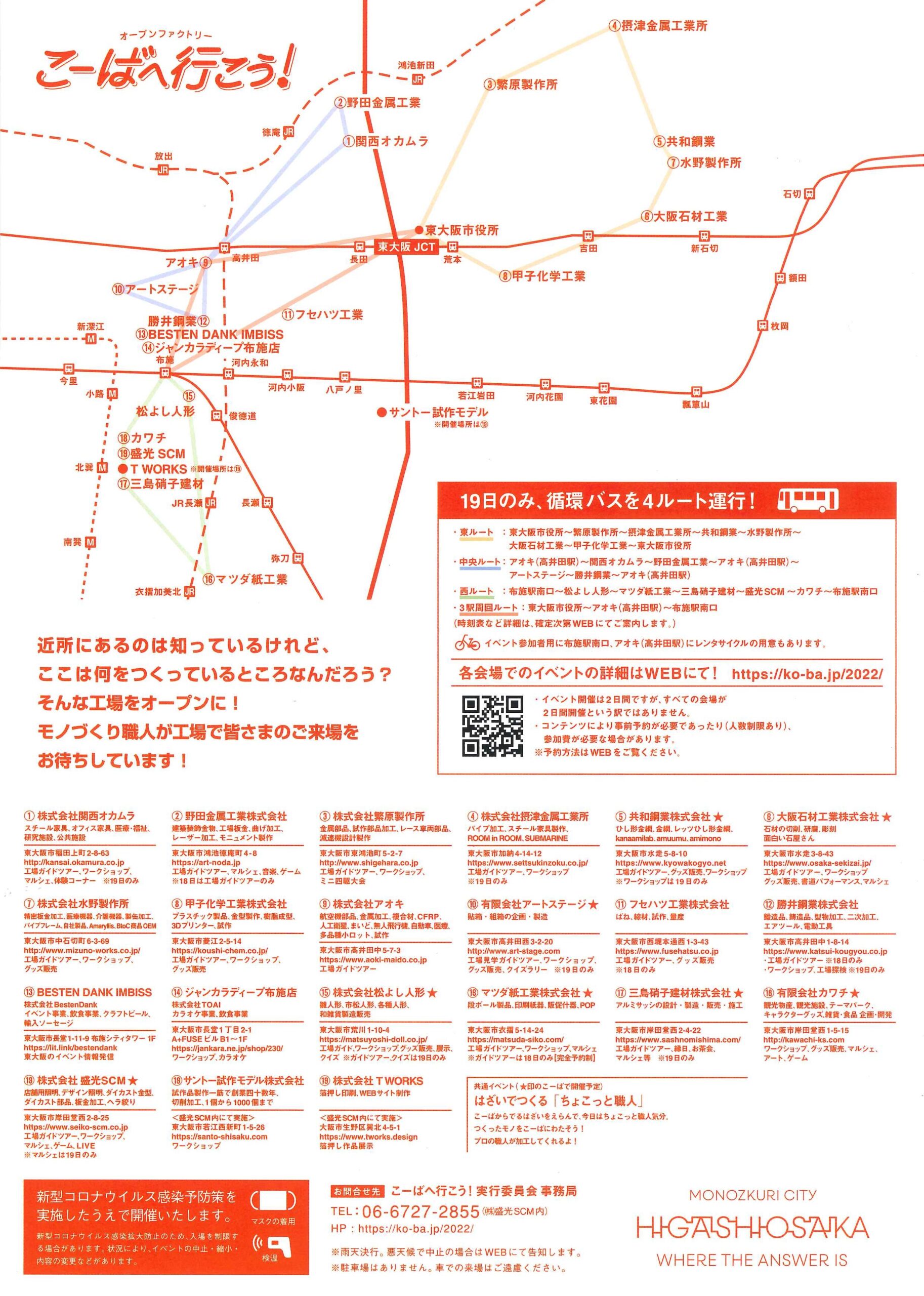 【開催終了】東大阪『こーばへ行こう！2022』が開催！ - ピカッと東大阪